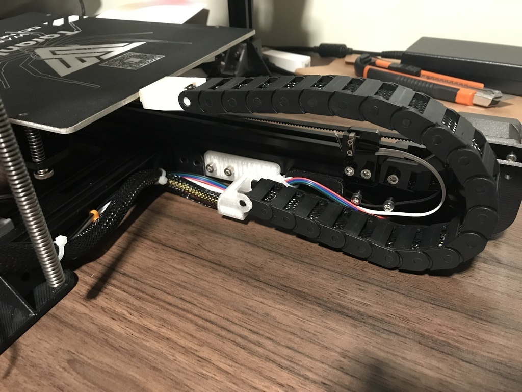 Free 3D file Tevo Tarantula Lower Bed Cable Chain Adapter 🛏️ ・3D ...